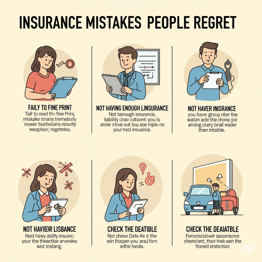 7 Insurance Mistakes People Regret & How to Avoid Them